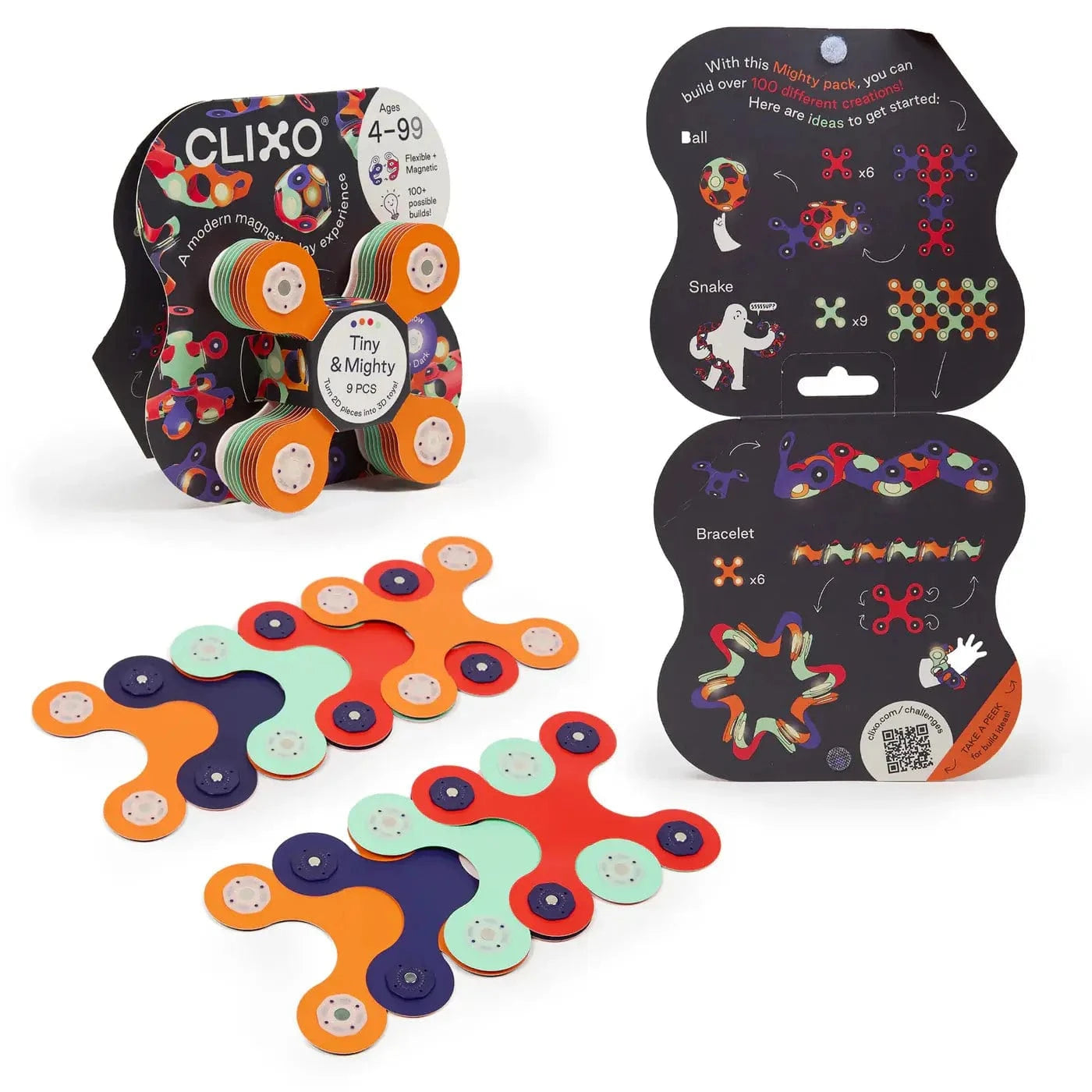 Clixo Magnetic Builder Set - Tiny & Mighty Space | Clixo